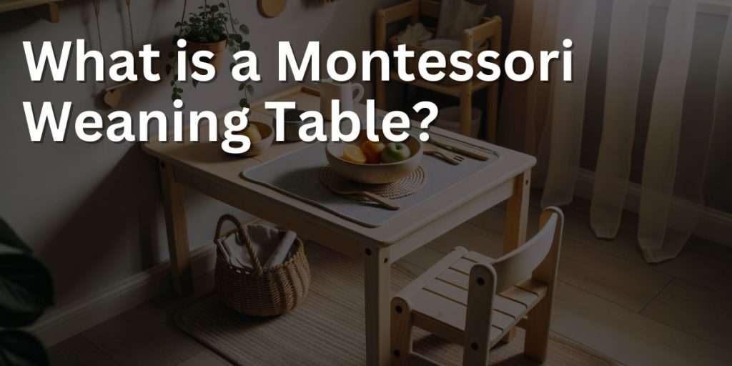 What is a Montessori Weaning Table? A Guide for New Parents - Baba Me